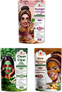 voorkoms Younger Looking, Clean Clear & Glow, Fairness Combo Face Skin ...