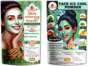 voorkoms Skin Whitening & Face Ice Cool Powder Combo Face Skin Care ...