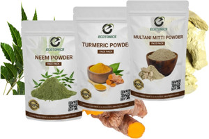 Ecotonics 100% Neem Powder,Turmeric Powder,Multani Mitti Powder 50 Gm ...