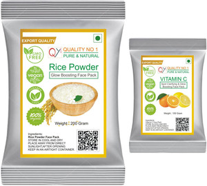 QY1 Rice Powder (200 Gram) With Vitamin C Powder (100 Gram) - Price in ...