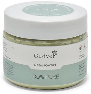 Gudvel Neem Powder For Clear and Glowing, Neem Face Pack Powder - Price ...