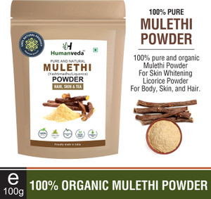 Humanveda Herbal Mulethi Powder (Glycyrrhiza Powder) For Skin & Hair ...