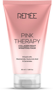 Renee Pink Therapy Collagen Night Wrapping Face Mask, Hydrates, Repairs ...
