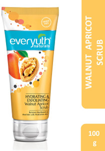 Everyuth Naturals Hydrating & Exfoliating Walnut Apricot Scrub|Removes ...