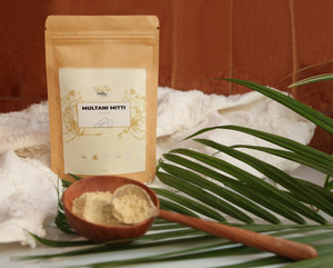 vriksha veda Multani mitti powder face pack 100gm - Price in India, Buy ...