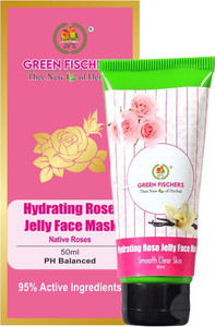GREEN FISCHERS Hydrating Rose Vanilla Jelly Face Mask - Price in India ...