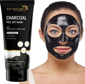7days natural Activated Charcoal Peel Off Mask for Dark Spot Acne Black ...