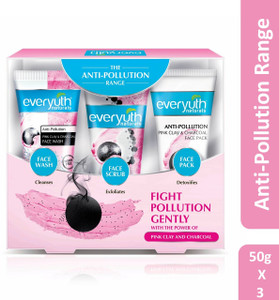 Everyuth Naturals Naturals Anti Pollution face wash, scrub & face pack ...