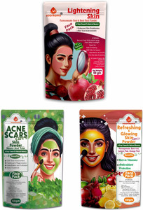 voorkoms Lightening, Acne Scar & Refreshing, Glowing Combo Face Skin ...