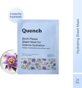 Quench 3% Birch Juice Sheet Mask for Intense Hydration - Price in India ...
