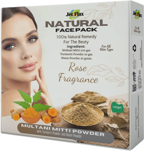 Jet Flax Multani mitti Neem Powder Turmeric Powder Face Pack - Price in ...