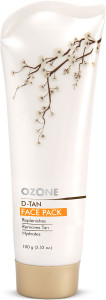 OZONE D Tan Face Pack - Helps to Removes, Prevents Sun Damage & Boosts ...