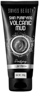 SWISS BEAUTY Skin Purifying Volcanic Mud Clay Mask 100gm - Price in ...