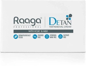 RAAGA PROFESSIONAL De-Tan Cream with and Milk (12g x 6 sachets) - Price ...