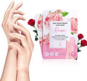 MINISO Hands Moisturizing Gloves,Hand Skin Repair Mask for Hand Spa,2 ...