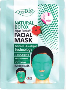purobio Natural Botox GlucoAlgae Peel Off Rubber Facial Mask ...