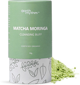 Earth Rhythm Matcha Moringa Cleansing Buff Face Cleanser, Powdered Face ...