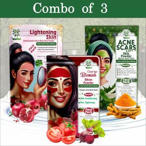 Vanvati Lightening, Acne Scar & Blemish Skin Powder Combo Face Skin ...