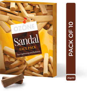 OZONE Sandal Dry Face Pack | Skin Lightening and Radiance | Pack of 10 ...