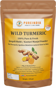 pureindia Handmade Wild Turmeric Kasturi Manjal Wild Turmeric Powder ...