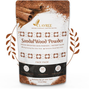 Clayree Organic Sandalwood Powder (Chandan powder) for Face Pack & Skin ...