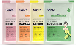 Sanfe Instant Hydration Facial Mask 100% fruit extracts, Korean Mask ...