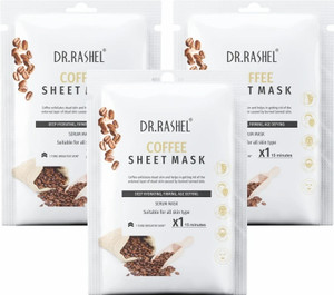 Dr. Rashel COFFEE SHEET MASK WITH SERUM THAT PROMOTES DEEP HYDRATING ...