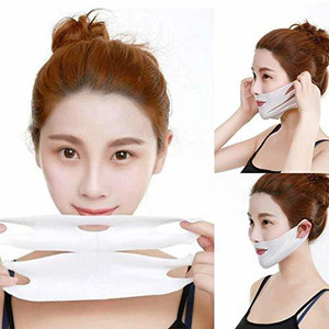 SMB ENTERPRISES V Face Masks, V-Shape Anti-Aging Jaw Face Mask for Skin ...