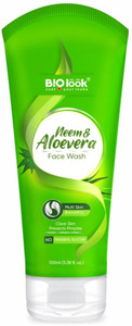 bio look Neem & Alovera Clear Skin Prevents Pimples Face Wash - Price ...