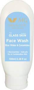 MG MEGAGLOW with slogan Shine with Smile Rice Water Deep Cleansing ...