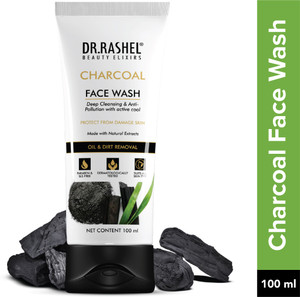DR.RASHEL CHARCOAL FACE WASH| OIL & DIRT REMOVAL| PARABEAN & SLS FREE ...