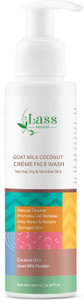Lass Natural Goat Milk Coconut Creme Cleanser - Gentle Exfoliation ...