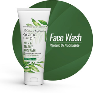 Aroma Magic neem & tea tree face wash 100gm Men & Women Oily Skin Face ...