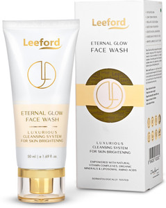 Leeford Eternal Glow Facewash with Mandarin Orange (Vit. C) for Glowing ...