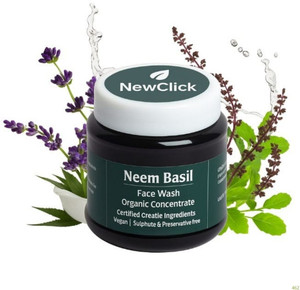 NewClick Pure Neem Tulsi Fresh Skin Cleanser with Plant Actives Face ...
