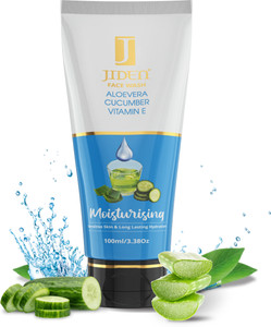 JIDEN Moisturizing Aloe Vera Face Cleanser for Skin Elasticity/Tightens ...