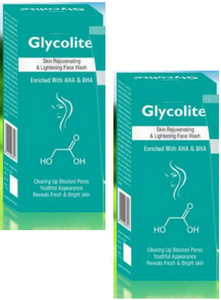 Glycolite Skin Foaming Acid 2% FaceWash Pack of 2 Face Wash - Price in ...