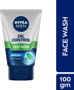 Nivea Men Oil Control with Mint Crystal removes Excess Oil, Tight Pores ...