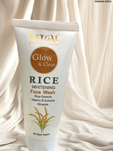 INDIANA HUDA 100 ml Rice Water Whitening Wash – Glow & Clean Face Care ...