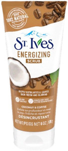 ST.IVES Energizing Coconut Coffee Scrub - Deeply Exfoliates & Leaves ...