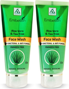 Aplomb ALOE VERA&TEA TREE FACE WASH(ANTI BACTERIAL &ANTI FUNGAL)( pack ...