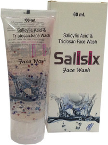 salisix Salicylic Acid & Triclosan 2 pic (120 ml) Face Wash - Price in ...