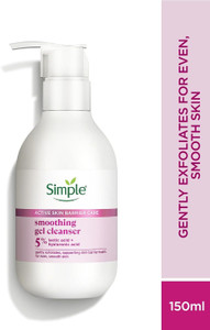 Simple Active Skin Barrier Care Smoothing Gel Cleanser Face Wash ...