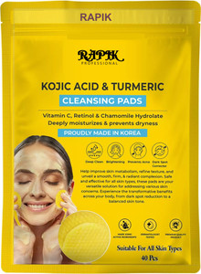 RAPIK Kojic Acid and Turmeric Cleansing Pads-AD Face Wash - Price in ...