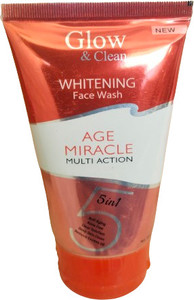 Glow & Clean Glow and Clean Age Miracle Whitening Face Wash - Price in ...