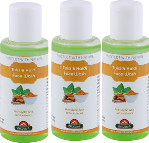 BIOSASH Tulsi & Haldi FaceWash (100ml x Pack of 3) Face Wash - Price in ...