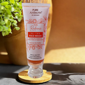 pure aatman PA Pure Radiance De tan face wash enriched with orange oil ...