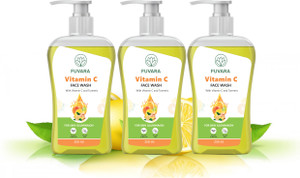 FUVARA VITAMIN C TURMERIC FACE WASH 250ML PACK 3 Face Wash - Price in ...
