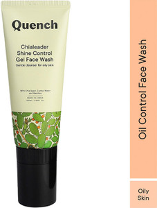 Quench Shine Control Gel with In-built Silicone Brush Face Wash - Price ...
