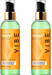 VIBE Refreshing Complexion Lightening Pack of 2 Face Wash - Price in ...